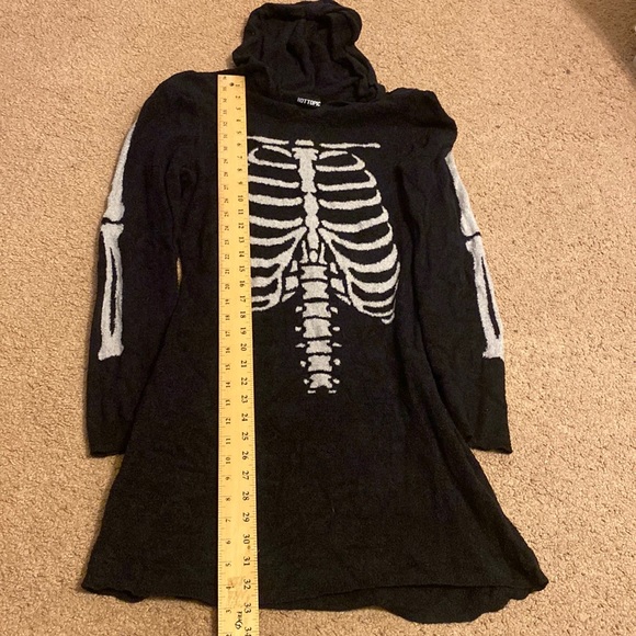 Hot Topic | Dresses | Skeleton Dress With Hood | Poshmark